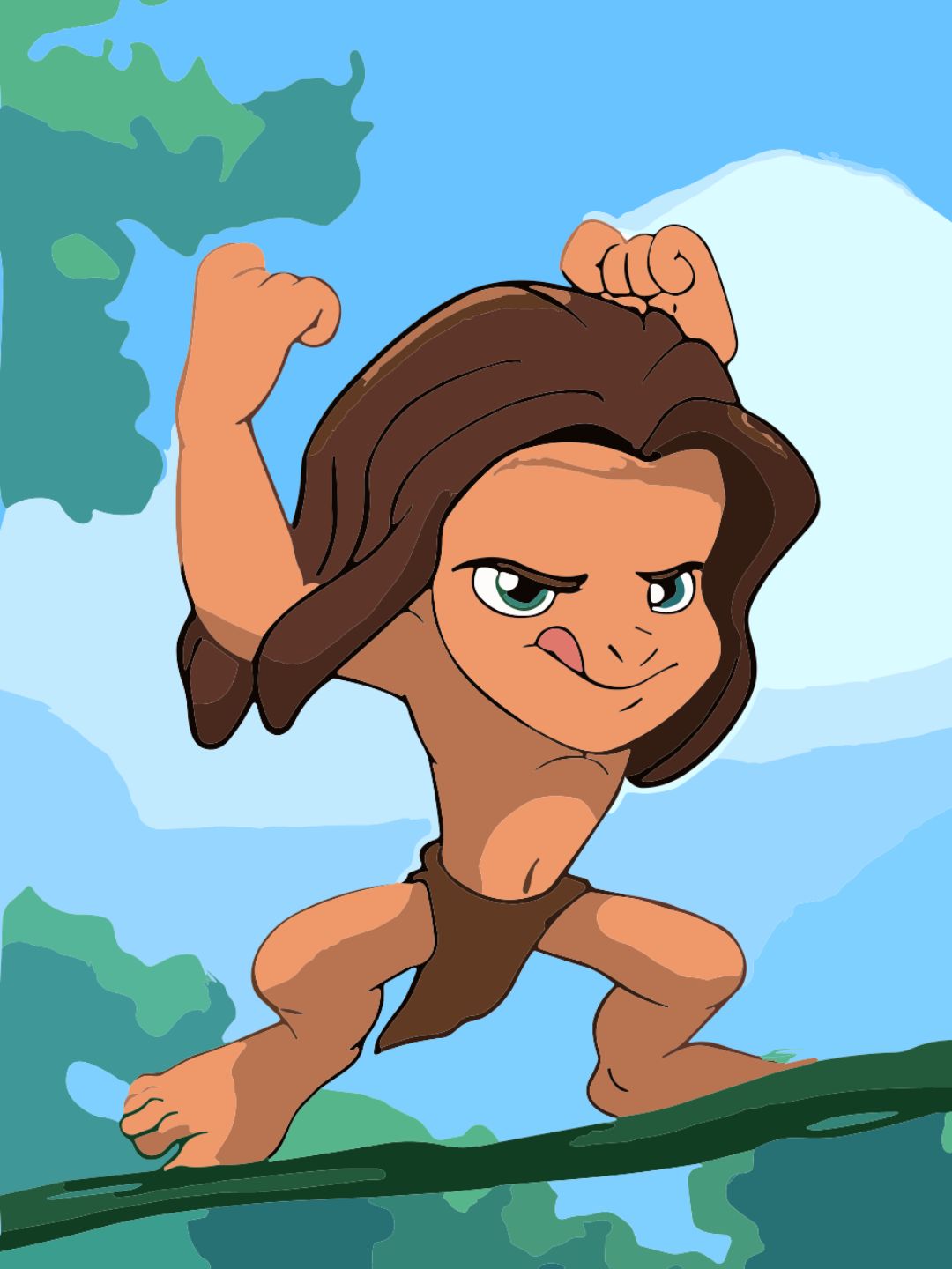 100 Desenhos do Tarzan para Colorir